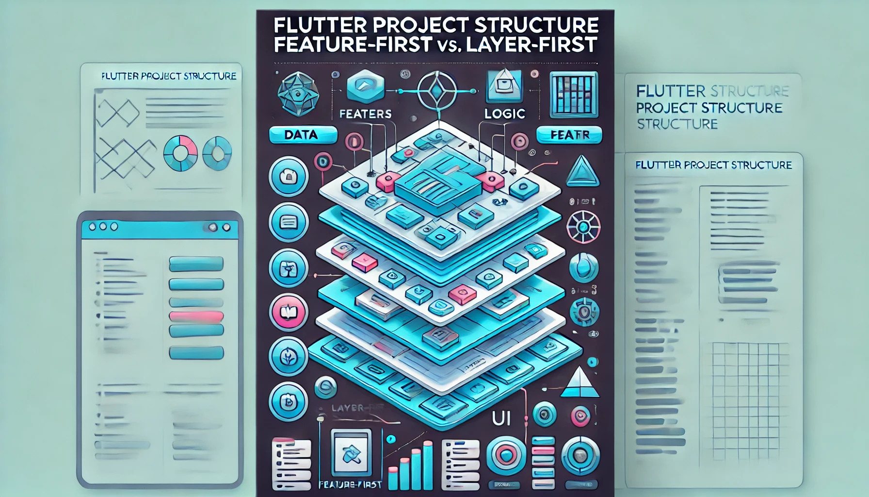 بررسی ساختار پروژه‌های فلاتر - مقایسه روش‌های ویژگی‌محور و لایه‌محور — آموزش فلاتر